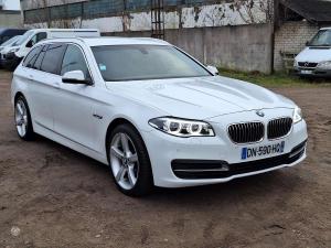 White BMW 520 2015 in Taurage, with an engine capacity of 2.00 L and mileage of 216 thousand km for 10200 €, photo 4 on AUTOMOTO.COM.LV