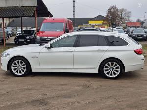 White BMW 520 2015 in Taurage, with an engine capacity of 2.00 L and mileage of 216 thousand km for 10200 €, photo 10 on AUTOMOTO.COM.LV