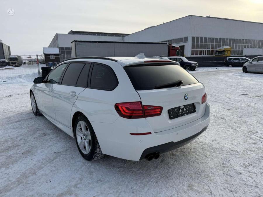 White BMW 520 2015 in Marijampole, with an engine capacity of 2.00 L and mileage of 229 thousand km for 14400 €, photo 3 on AUTOMOTO.COM.LV