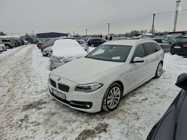White BMW 520 2015 in Kaunas, with an engine capacity of 2.00 L and mileage of 255 thousand km for 9750 €, photo 1 on AUTOMOTO.COM.LV