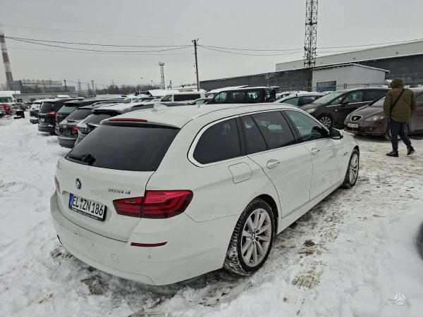 White BMW 520 2015 in Kaunas, with an engine capacity of 2.00 L and mileage of 255 thousand km for 9750 €, photo 3 on AUTOMOTO.COM.LV