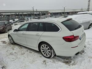 White BMW 520 2015 in Kaunas, with an engine capacity of 2.00 L and mileage of 255 thousand km for 9750 €, photo 4 on AUTOMOTO.COM.LV