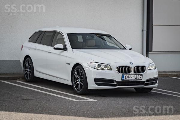 White BMW 520 2015 in Riga, with an engine capacity of 2.00 L and mileage of 188 thousand km for 12150 €, photo 3 on AUTOMOTO.COM.LV