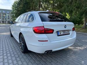 White BMW 520 2015 in Vilnius, with an engine capacity of 2.00 L and mileage of 278 thousand km for 9950 €, photo 5 on AUTOMOTO.COM.LV
