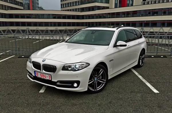 White BMW 520 2015 in Riga, with an engine capacity of 2.00 L and mileage of 169 thousand km for 15500 €, photo 1 on AUTOMOTO.COM.LV