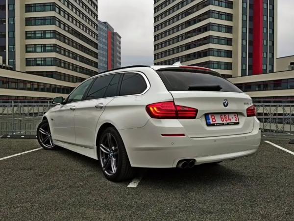 White BMW 520 2015 in Riga, with an engine capacity of 2.00 L and mileage of 169 thousand km for 15500 €, photo 6 on AUTOMOTO.COM.LV