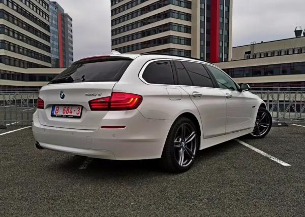 White BMW 520 2015 in Riga, with an engine capacity of 2.00 L and mileage of 169 thousand km for 15500 €, photo 7 on AUTOMOTO.COM.LV