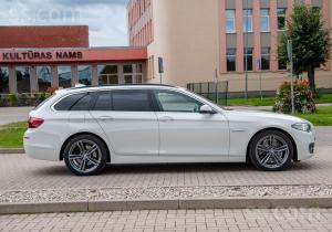 White BMW 520 2015 in Cesis, with an engine capacity of 2.00 L and mileage of 224 thousand km for 12250 €, photo 8 on AUTOMOTO.COM.LV