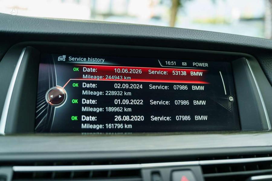 Balts BMW 520 2015 Viļņa, ar dzinēja tilpumu 2.00 L un nobraukumu 249 tūkst. km par 11900 €, foto 32 vietnē AUTOMOTO.COM.LV