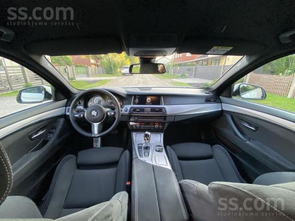 White BMW 520 2016 in Jelgava, with an engine capacity of 2.00 L and mileage of 284 thousand km for 13350 €, photo 6 on AUTOMOTO.COM.LV