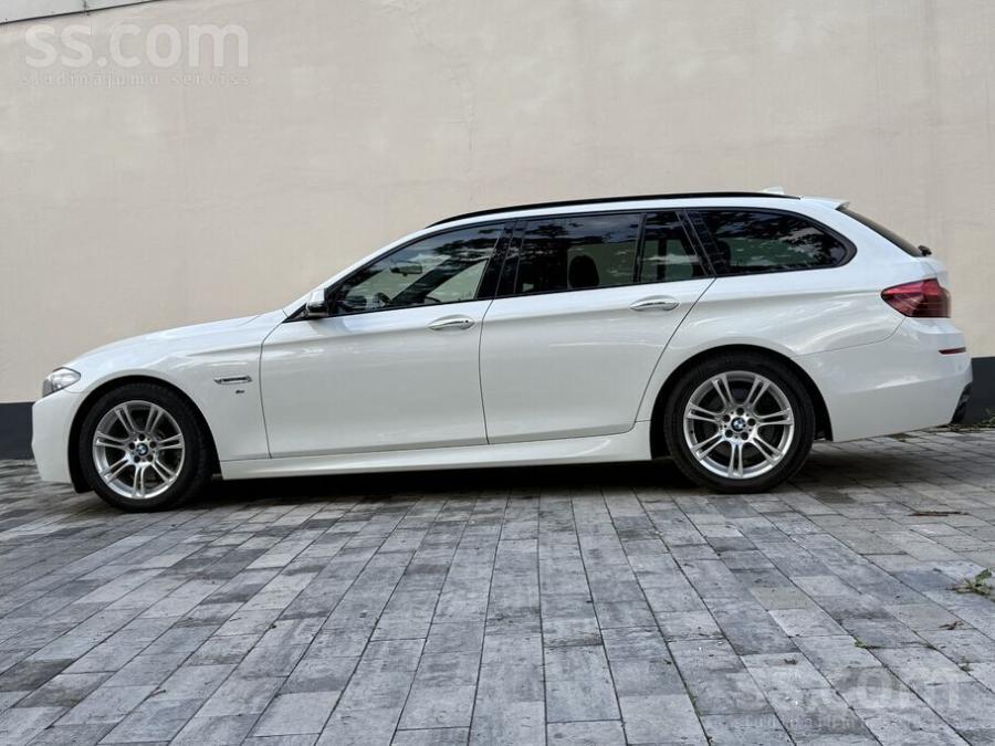 White BMW 520 2016 in Riga, with an engine capacity of 2.00 L and mileage of 247 thousand km for 13200 €, photo 6 on AUTOMOTO.COM.LV