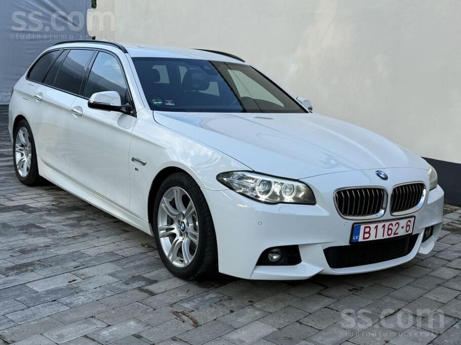 White BMW 520 2016 in Riga, with an engine capacity of 2.00 L and mileage of 247 thousand km for 13200 €, photo 8 on AUTOMOTO.COM.LV