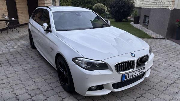 White BMW 520 2016 in Kedainiai, with an engine capacity of 2.00 L and mileage of 300 thousand km for 10899 €, photo 1 on AUTOMOTO.COM.LV