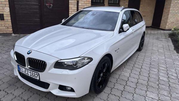 White BMW 520 2016 in Kedainiai, with an engine capacity of 2.00 L and mileage of 300 thousand km for 10899 €, photo 2 on AUTOMOTO.COM.LV