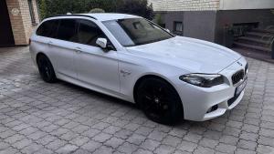 White BMW 520 2016 in Kedainiai, with an engine capacity of 2.00 L and mileage of 300 thousand km for 10899 €, photo 4 on AUTOMOTO.COM.LV