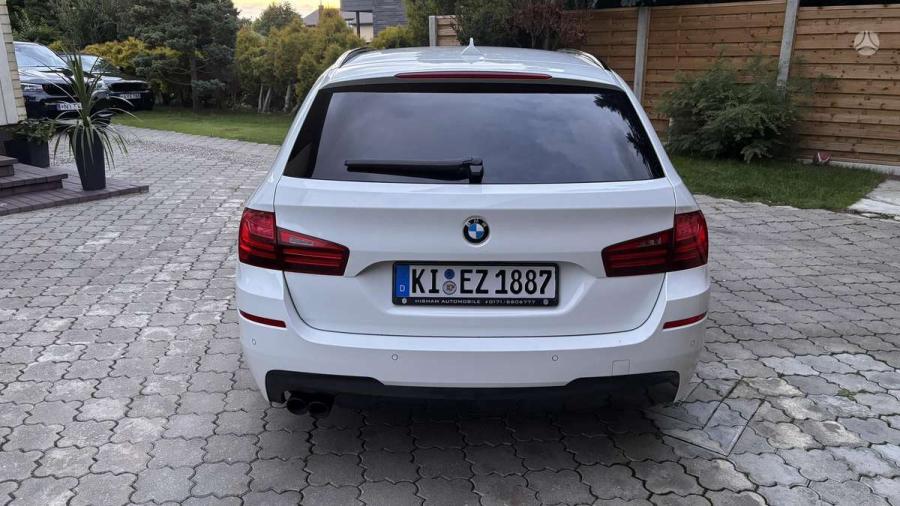 White BMW 520 2016 in Kedainiai, with an engine capacity of 2.00 L and mileage of 300 thousand km for 10899 €, photo 9 on AUTOMOTO.COM.LV