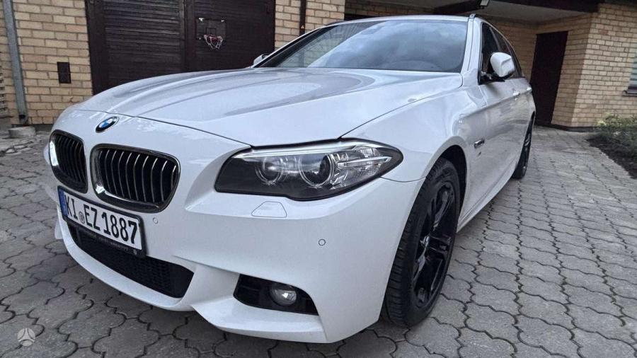 White BMW 520 2016 in Kedainiai, with an engine capacity of 2.00 L and mileage of 300 thousand km for 10899 €, photo 13 on AUTOMOTO.COM.LV
