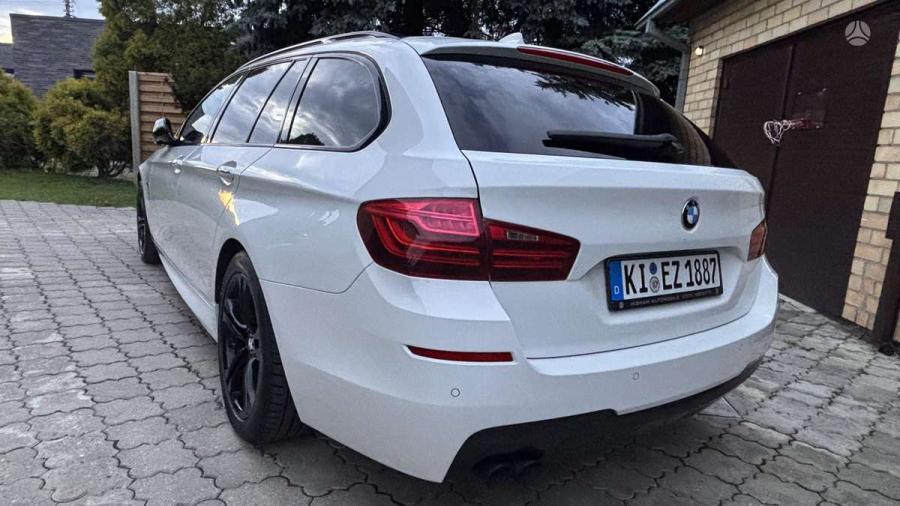 White BMW 520 2016 in Kedainiai, with an engine capacity of 2.00 L and mileage of 300 thousand km for 10899 €, photo 15 on AUTOMOTO.COM.LV