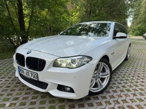 White BMW 520 2016 in Vilnius, with an engine capacity of 2.00 L and mileage of 238 thousand km for 12699 €, photo 3 on AUTOMOTO.COM.LV