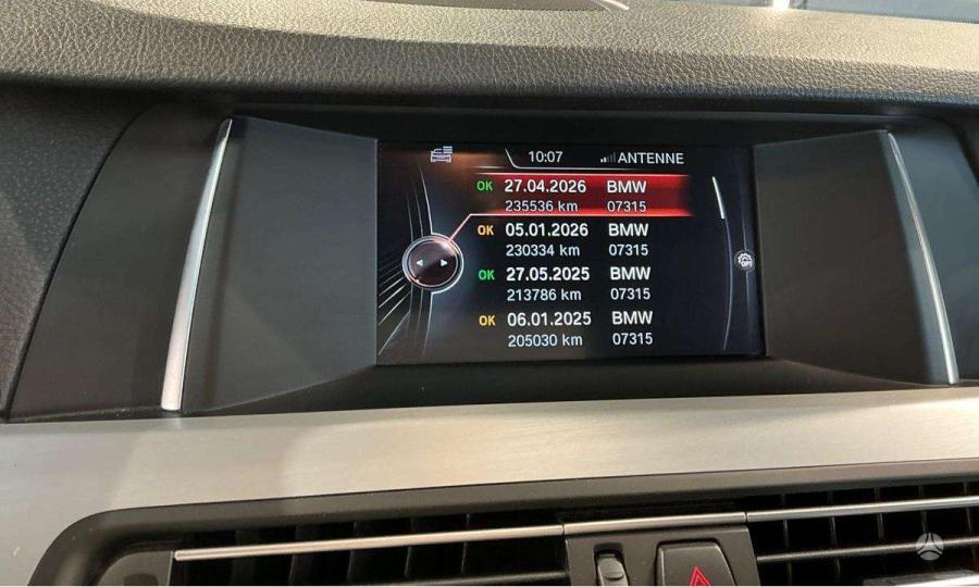White BMW 520 2016 in Vilnius, with an engine capacity of 2.00 L and mileage of 238 thousand km for 12699 €, photo 44 on AUTOMOTO.COM.LV