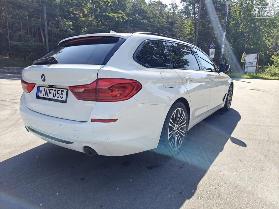 White BMW 520 2017 in Kaunas, with an engine capacity of 2.00 L and mileage of 217 thousand km for 16900 €, photo 7 on AUTOMOTO.COM.LV
