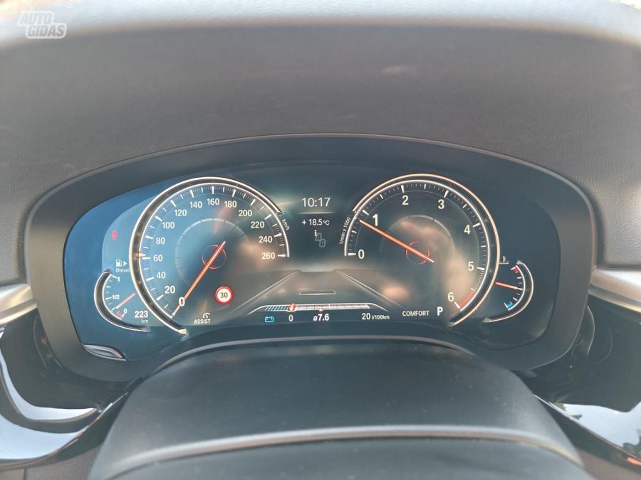 White BMW 520 2017 in Kaunas, with an engine capacity of 2.00 L and mileage of 217 thousand km for 16900 €, photo 20 on AUTOMOTO.COM.LV