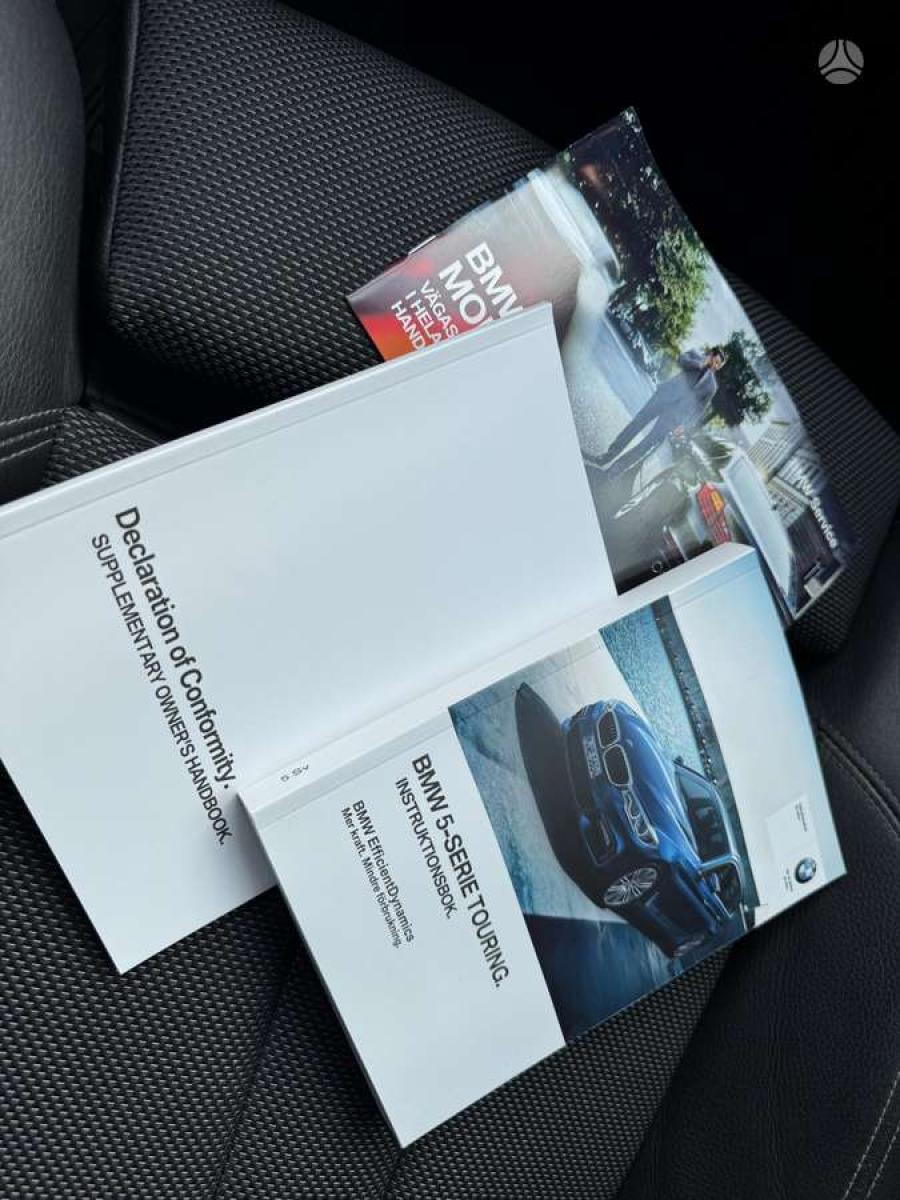 Balts BMW 520 2017 Viļņa, ar dzinēja tilpumu 2.00 L un nobraukumu 244 tūkst. km par 15950 €, foto 25 vietnē AUTOMOTO.COM.LV