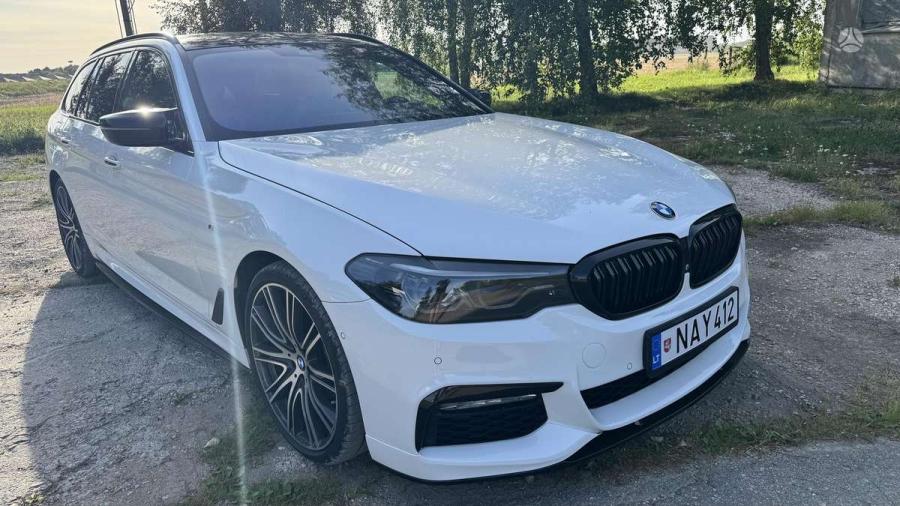 White BMW 520 2017 in Kaunas, with an engine capacity of 2.00 L and mileage of 213 thousand km for 18000 €, photo 3 on AUTOMOTO.COM.LV