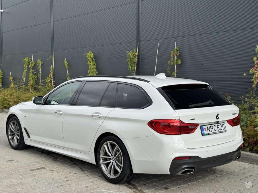 White BMW 520 2017 in Vilnius, with an engine capacity of 2.00 L and mileage of 334 thousand km for 16500 €, photo 7 on AUTOMOTO.COM.LV