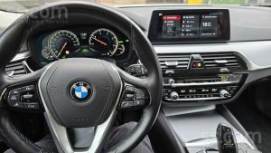 White BMW 520 2018 in Riga, with an engine capacity of 2.00 L and mileage of 295 thousand km for 15850 €, photo 8 on AUTOMOTO.COM.LV