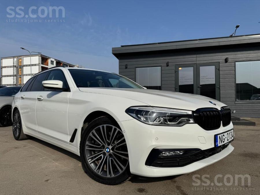 White BMW 520 2018 in Jelgava, with an engine capacity of 2.00 L and mileage of 215 thousand km for 17000 €, photo 4 on AUTOMOTO.COM.LV