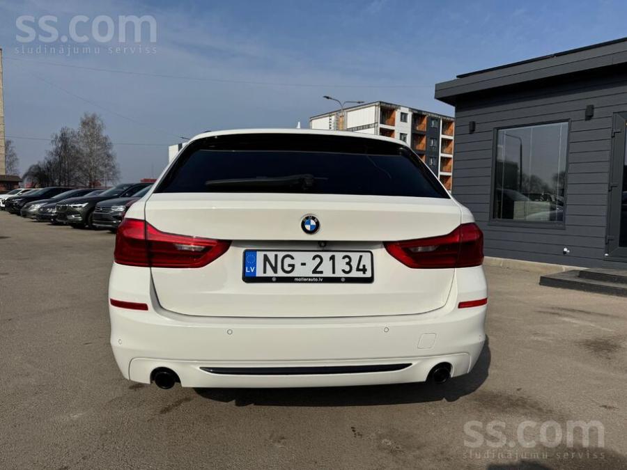 White BMW 520 2018 in Jelgava, with an engine capacity of 2.00 L and mileage of 215 thousand km for 17000 €, photo 7 on AUTOMOTO.COM.LV