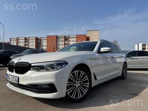 White BMW 520 2018 in Jelgava, with an engine capacity of 2.00 L and mileage of 215 thousand km for 16500 €, photo  on AUTOMOTO.COM.LV