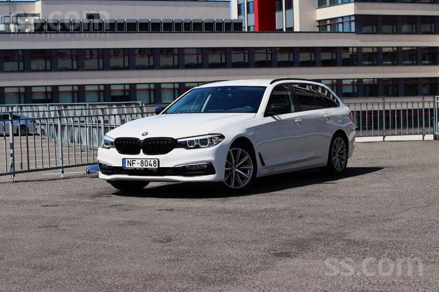 White BMW 520 2018 in Riga, with an engine capacity of 2.00 L and mileage of 278 thousand km for 14980 €, photo 4 on AUTOMOTO.COM.LV