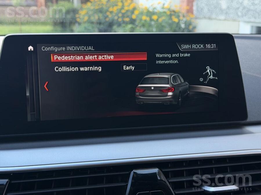 White BMW 520 2018 in Riga, with an engine capacity of 2.00 L and mileage of 278 thousand km for 14980 €, photo 22 on AUTOMOTO.COM.LV