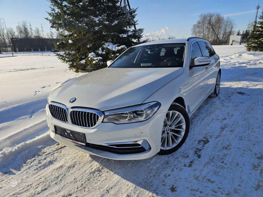 Balts BMW 520 2019 Kauņa, ar dzinēja tilpumu 2.00 L un nobraukumu 341 tūkst. km par 15500 €, foto 1 vietnē AUTOMOTO.COM.LV