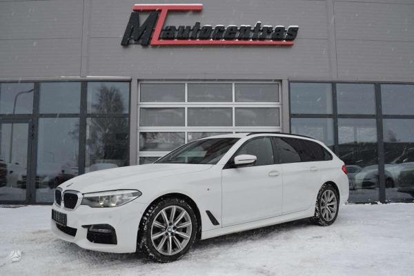 White BMW 520 2019 in Vilnius, with an engine capacity of 2.00 L and mileage of 256 thousand km for 18000 €, photo 1 on AUTOMOTO.COM.LV