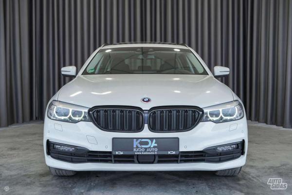 White BMW 520 2019 in Marijampole, with an engine capacity of 2.00 L and mileage of 144 thousand km for 18450 €, photo 3 on AUTOMOTO.COM.LV