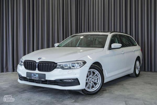 White BMW 520 2019 in Marijampole, with an engine capacity of 2.00 L and mileage of 144 thousand km for 18450 €, photo 5 on AUTOMOTO.COM.LV