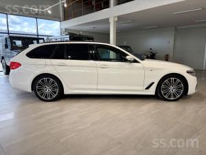 White BMW 520 2019 in Dobele, with an engine capacity of 2.00 L and mileage of 296 thousand km for 18950 €, photo 3 on AUTOMOTO.COM.LV