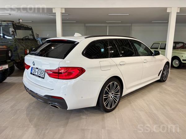 White BMW 520 2019 in Dobele, with an engine capacity of 2.00 L and mileage of 296 thousand km for 18950 €, photo 3 on AUTOMOTO.COM.LV