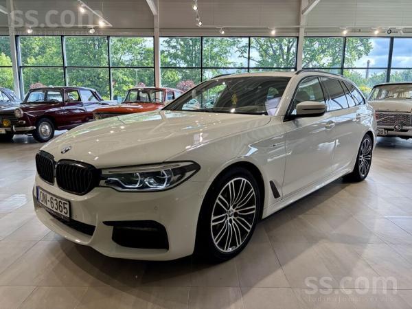 White BMW 520 2019 in Dobele, with an engine capacity of 2.00 L and mileage of 296 thousand km for 18950 €, photo 7 on AUTOMOTO.COM.LV