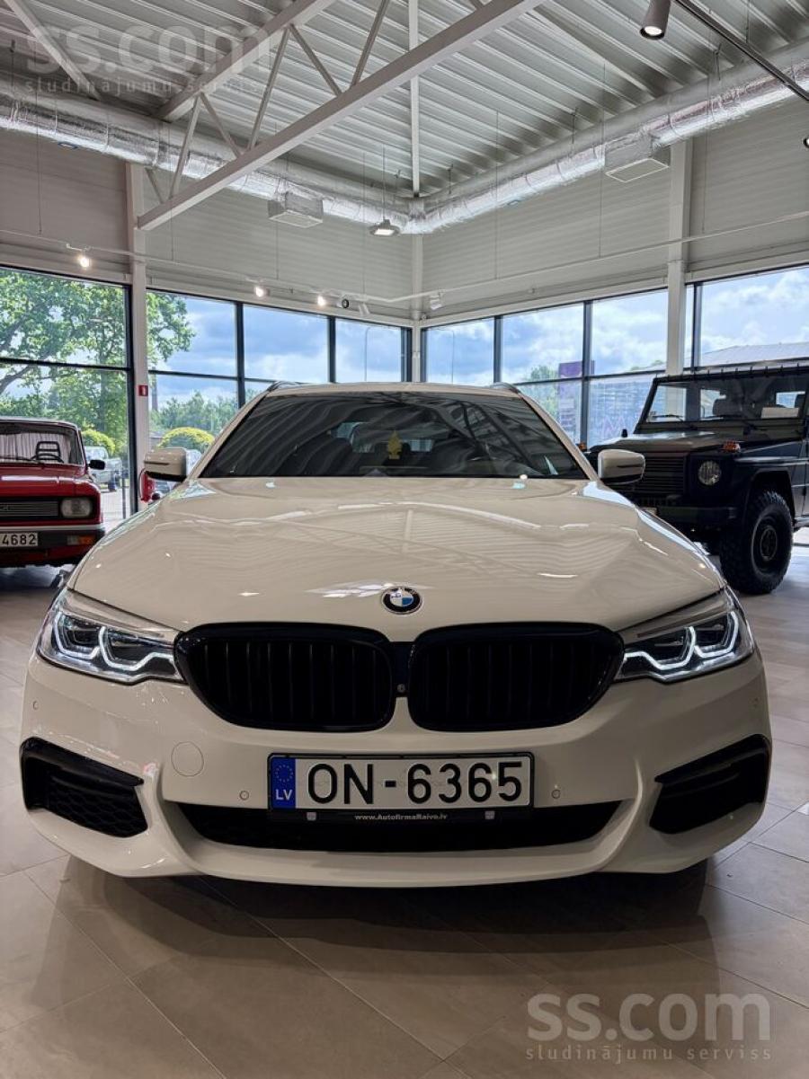 White BMW 520 2019 in Dobele, with an engine capacity of 2.00 L and mileage of 296 thousand km for 18950 €, photo 9 on AUTOMOTO.COM.LV