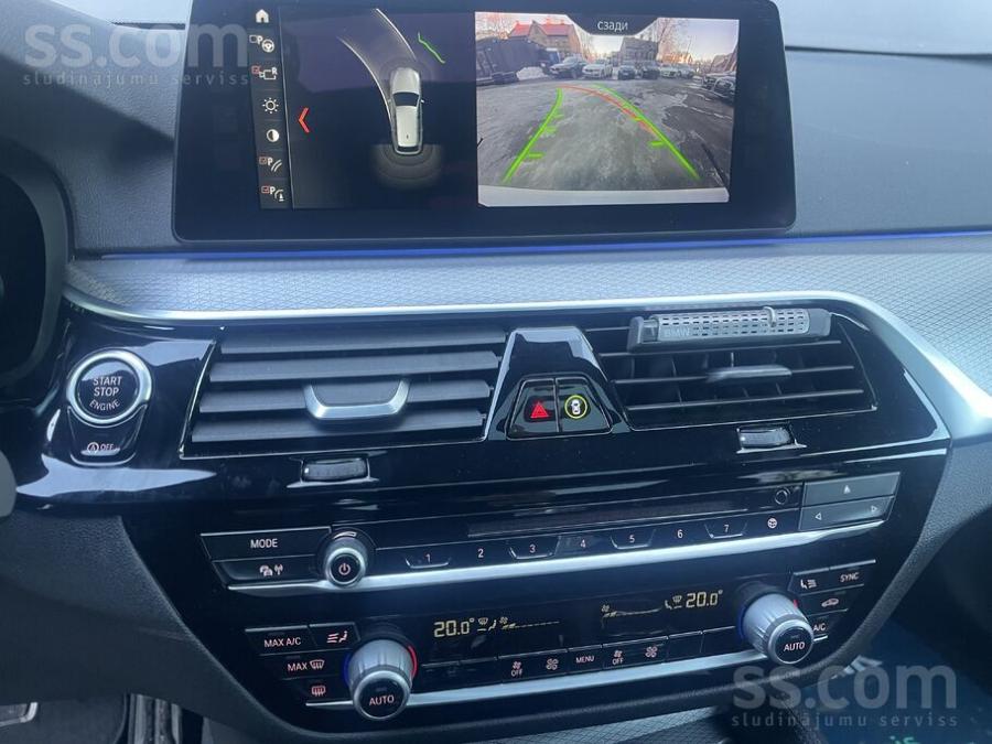White BMW 520 2019 in Riga, with an engine capacity of 2.00 L and mileage of 0 thousand km for 18850 €, photo 13 on AUTOMOTO.COM.LV