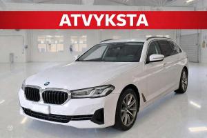 Balts BMW 520 2021 Kauņa, ar dzinēja tilpumu 2.00 L un nobraukumu 258 tūkst. km par 21300 €, foto  vietnē AUTOMOTO.COM.LV