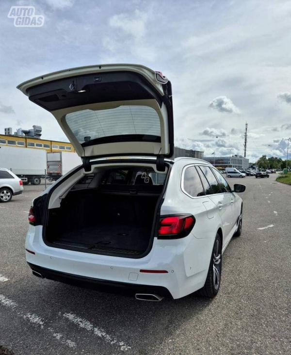White BMW 520 2021 in Siauliai, with an engine capacity of 2.00 L and mileage of 121 thousand km for 22500 €, photo 9 on AUTOMOTO.COM.LV