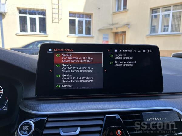 White BMW 520 2022 in Valmiera, with an engine capacity of 2.00 L and mileage of 172 thousand km for 29200 €, photo 9 on AUTOMOTO.COM.LV