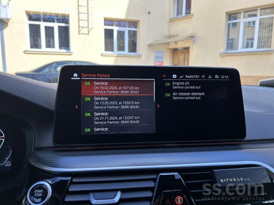 Balts BMW 520 2022 Valmiera, ar dzinēja tilpumu 2.00 L un nobraukumu 172 tūkst. km par 29200 €, foto 10 vietnē AUTOMOTO.COM.LV