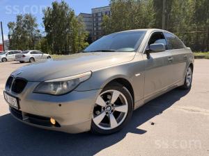 Dzeltens BMW 520 2003 Rīga, ar dzinēja tilpumu 2.20 L un nobraukumu 344 tūkst. km par 1400 €, foto  vietnē AUTOMOTO.COM.LV
