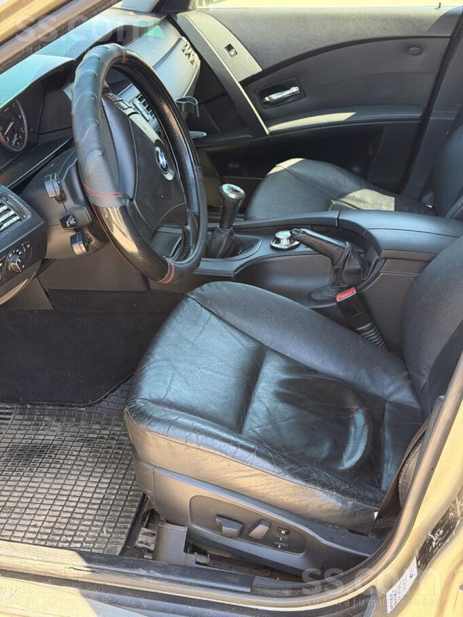 Dzeltens BMW 520 2003 Rīga, ar dzinēja tilpumu 2.20 L un nobraukumu 344 tūkst. km par 1400 €, foto 8 vietnē AUTOMOTO.COM.LV